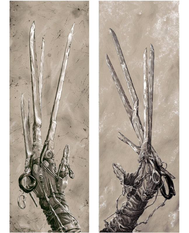 Edward Scissorhands Hands Drawing